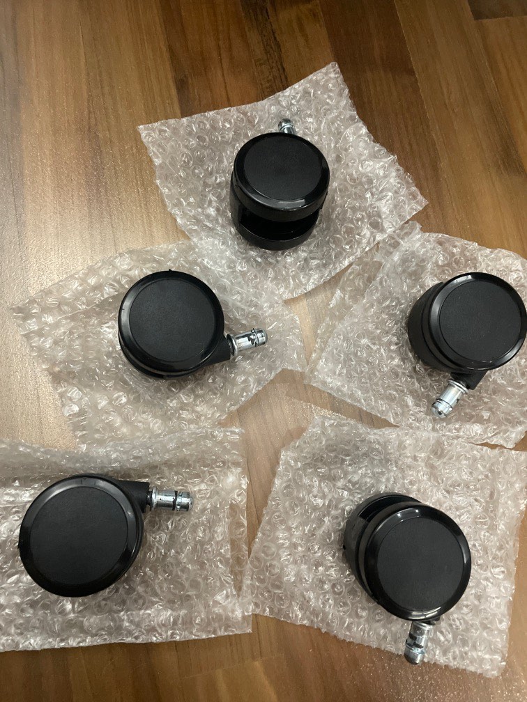 Ergotune Secretlab Chair Castors, Furniture & Home Living, Furniture ...