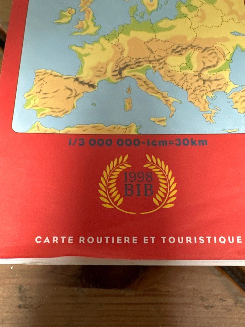 europe 1998 Big map, Hobbies & Toys, Memorabilia & Collectibles ...