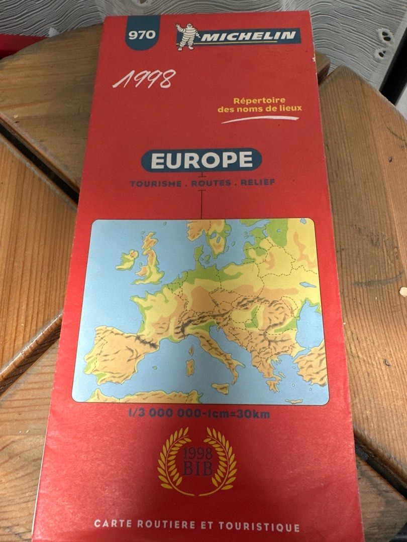 europe 1998 Big map, Hobbies & Toys, Memorabilia & Collectibles ...