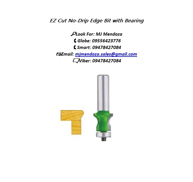 EZ Cut No-Drip Edge Bit with Bearing on Carousell
