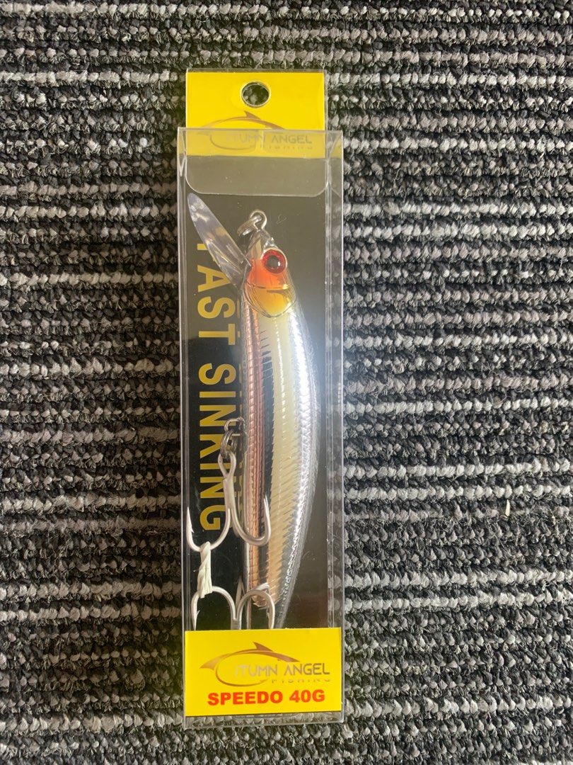 Fast sinking lures 40g ( speedo ) aka pintail design, Sports Equipment ...