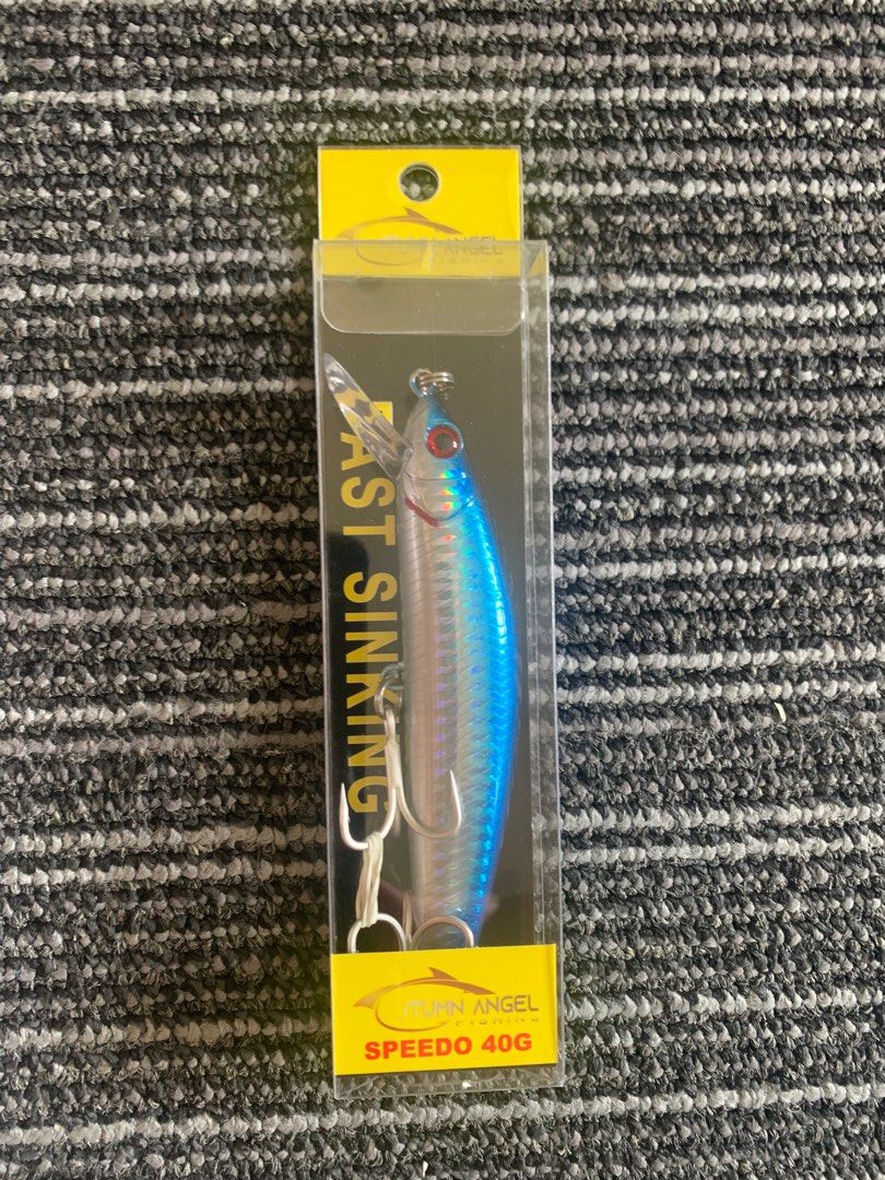 Fast sinking lures 40g ( speedo ) aka pintail design, Sports Equipment ...