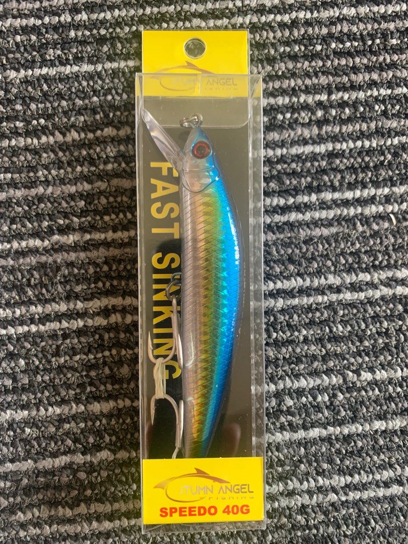 Fast sinking lures 40g ( speedo ) aka pintail design, Sports Equipment ...
