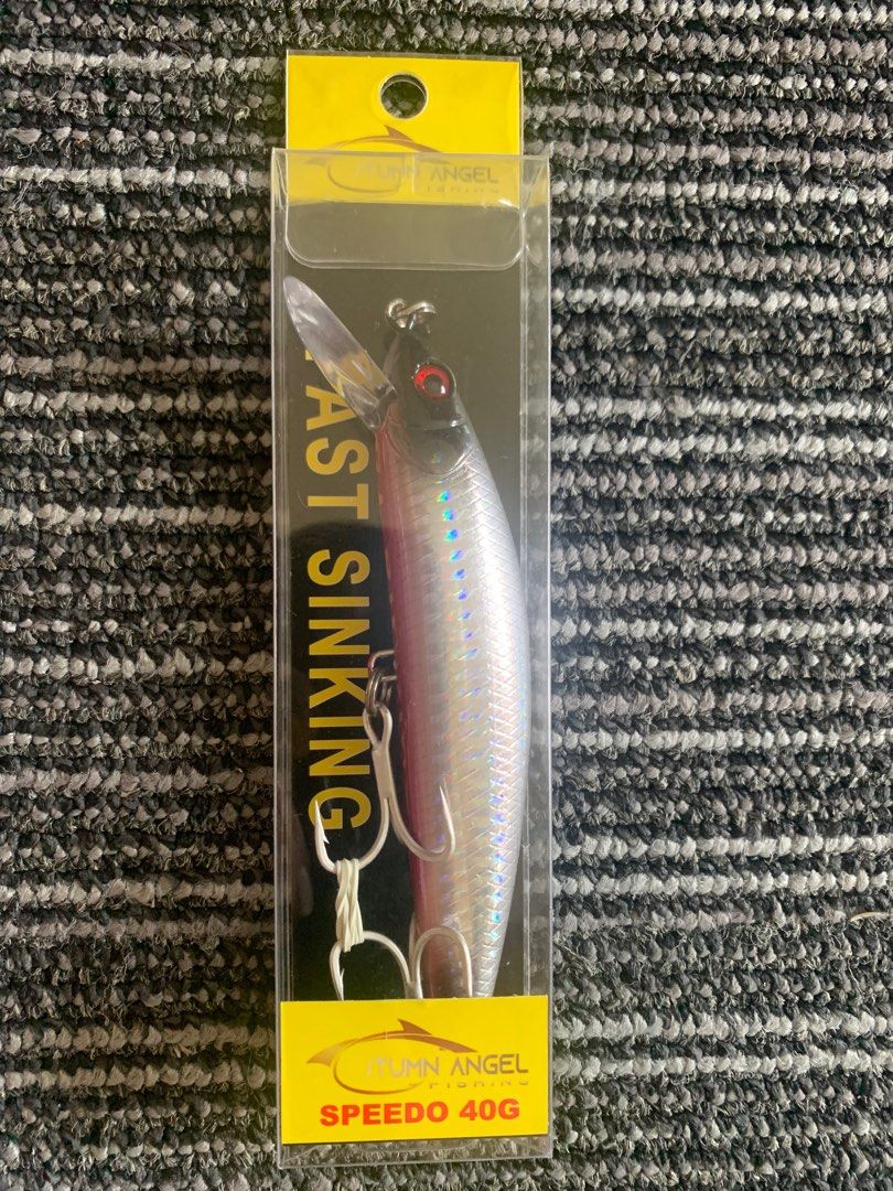 Fast sinking lures 40g ( speedo ) aka pintail design, Sports Equipment ...