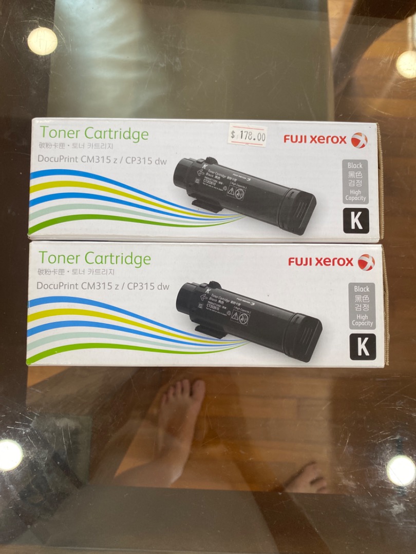 Fuji Xerox CM315z/CP315dw black toner cartridge, Computers & Tech, Printers, Scanners & Copiers ...