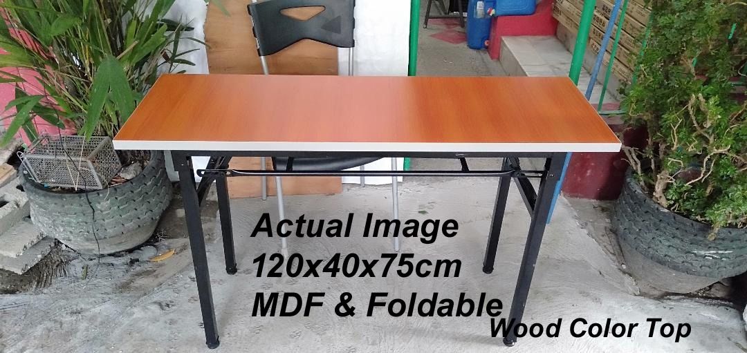 Furniture MDF Foldable Training Table Durable Table Top on Carousell