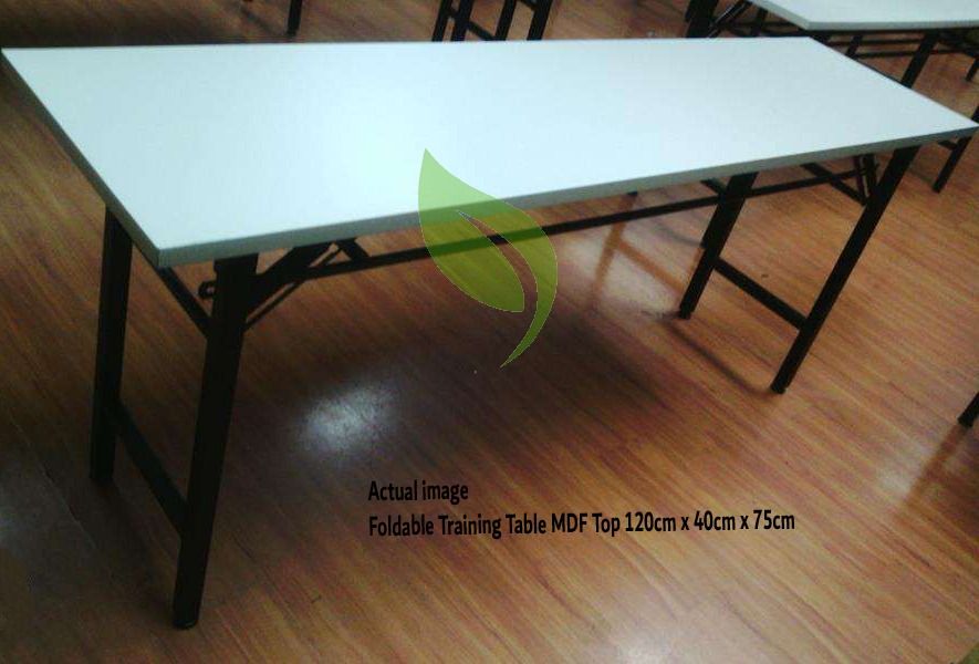 Furniture MDF Foldable Training Table Durable Table Top on Carousell
