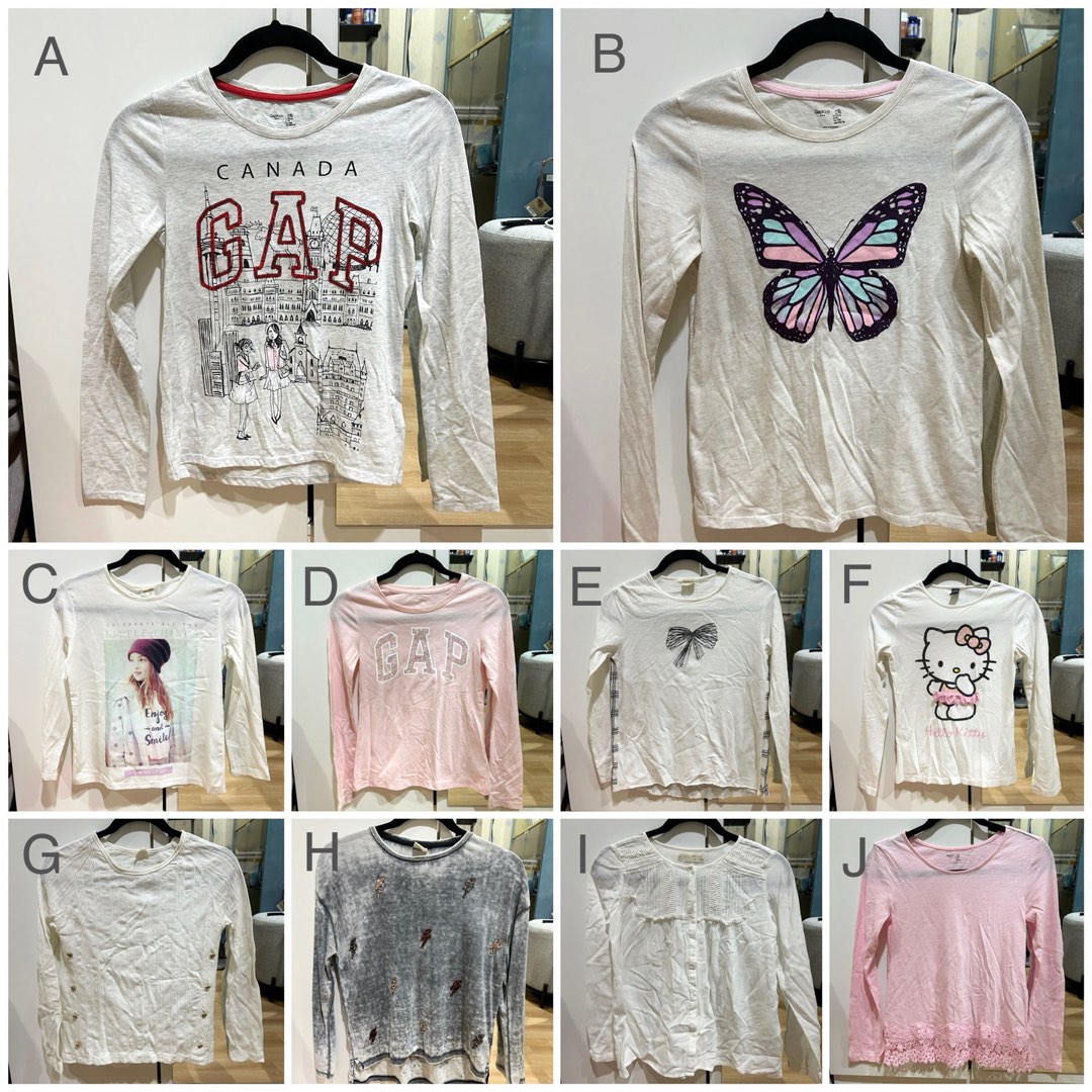 Gap and Zara Tops for Kids on Carousell