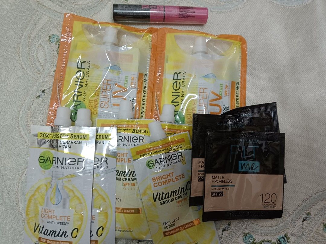 Garnier X Maybelline gwp Trial set - Face Care, Beauty & Personal Care, Face, Face Care on Carousell