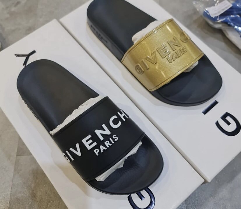 Givenchy Slides, Men's Fashion, Footwear, Flipflops and Slides on Carousell