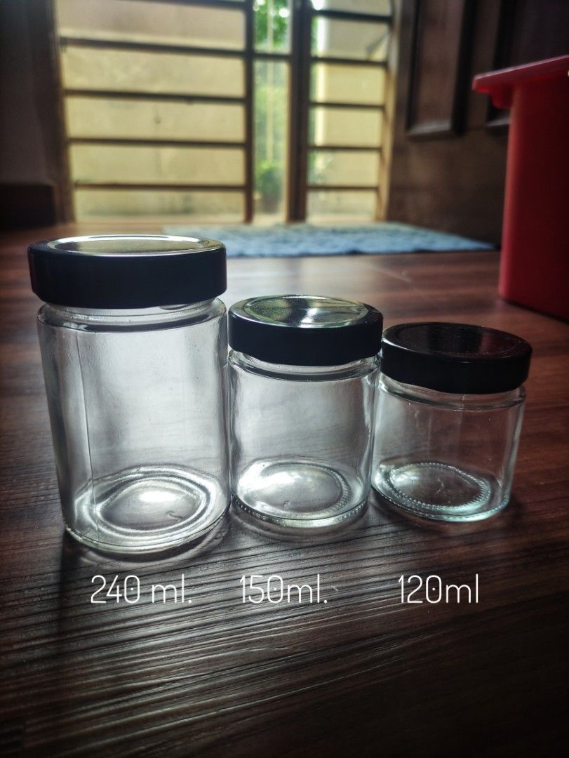 Glass Jars NEW, Furniture & Home Living, Kitchenware & Tableware ...
