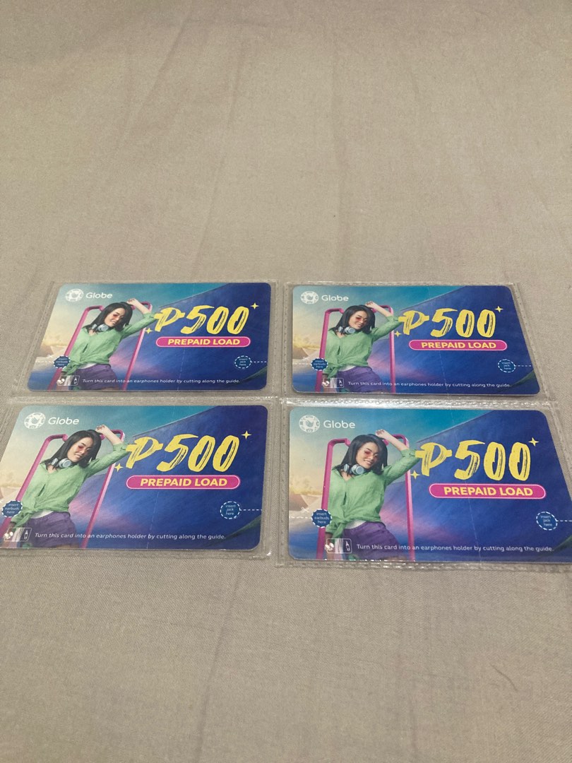Globe Load Card (Free 100 pesos), Mobile Phones & Gadgets, Mobile ...