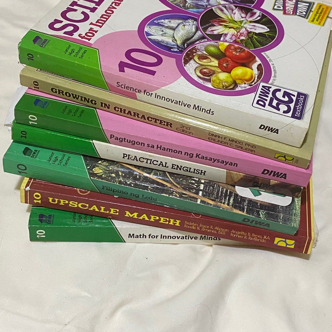 (For Sale) grade 10 textbooks jhs highschool , Hobbies & Toys, Books ...