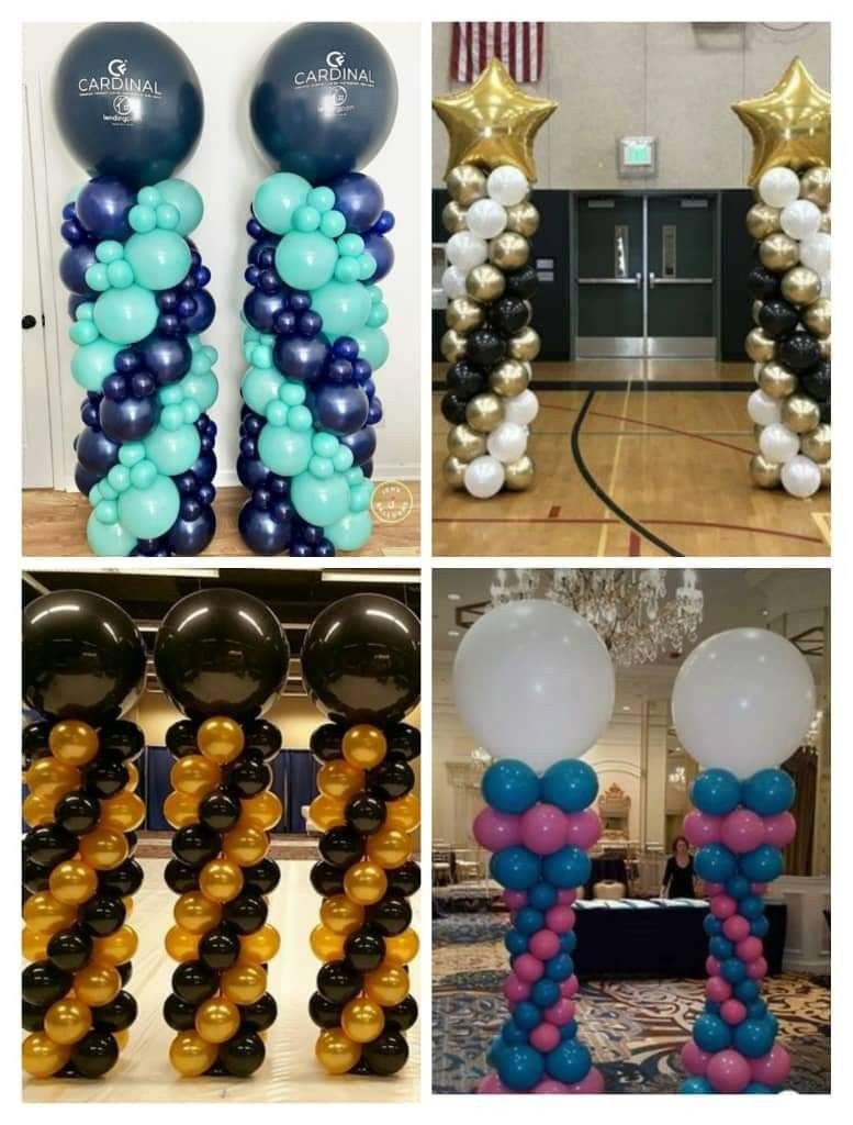 Grand shop opening balloon arch setup decoration ideas arrangements ...