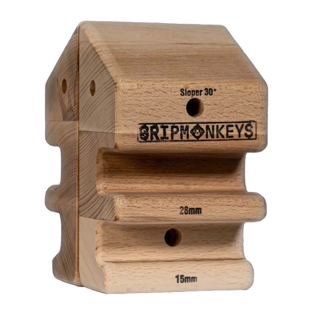 Grip monkey portable hangboard pair (30 degree sloper), 運動產品, 運動與健身, 運動 ...