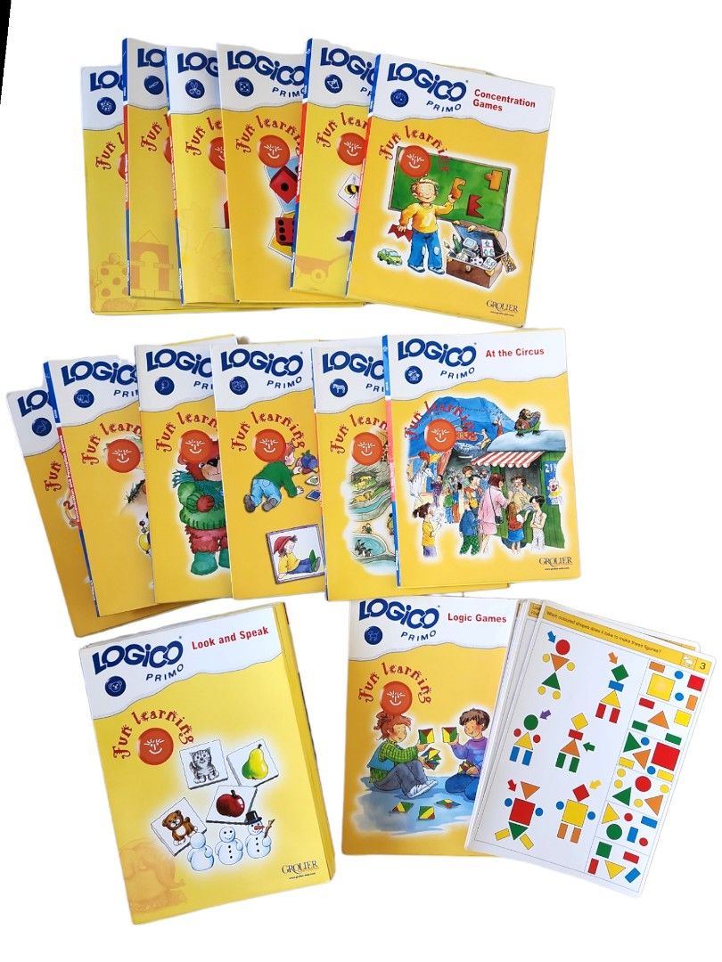 Grolier Logico Primo 20 | Education Games for Preschoolers 2 to 7 YO | Maths Logic Fun Resources ...