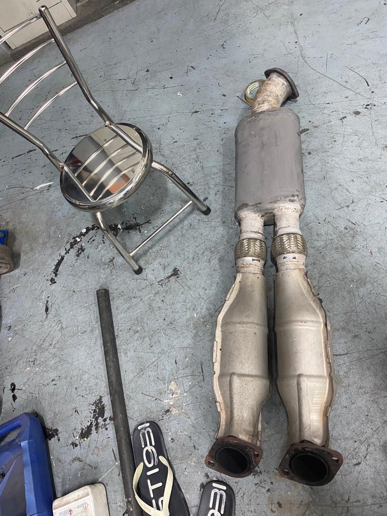 GTR R35 Exhaust Y Pipe, Car Accessories, Accessories on Carousell