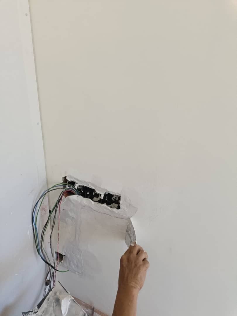Hacking conceal Plaster electric Work wiring, Services, Home Services ...