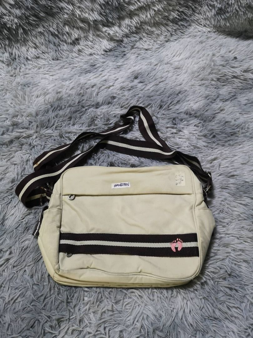 Hang Ten Beige Sachel Crossbody Bag, Men's Fashion, Bags, Sling Bags on ...