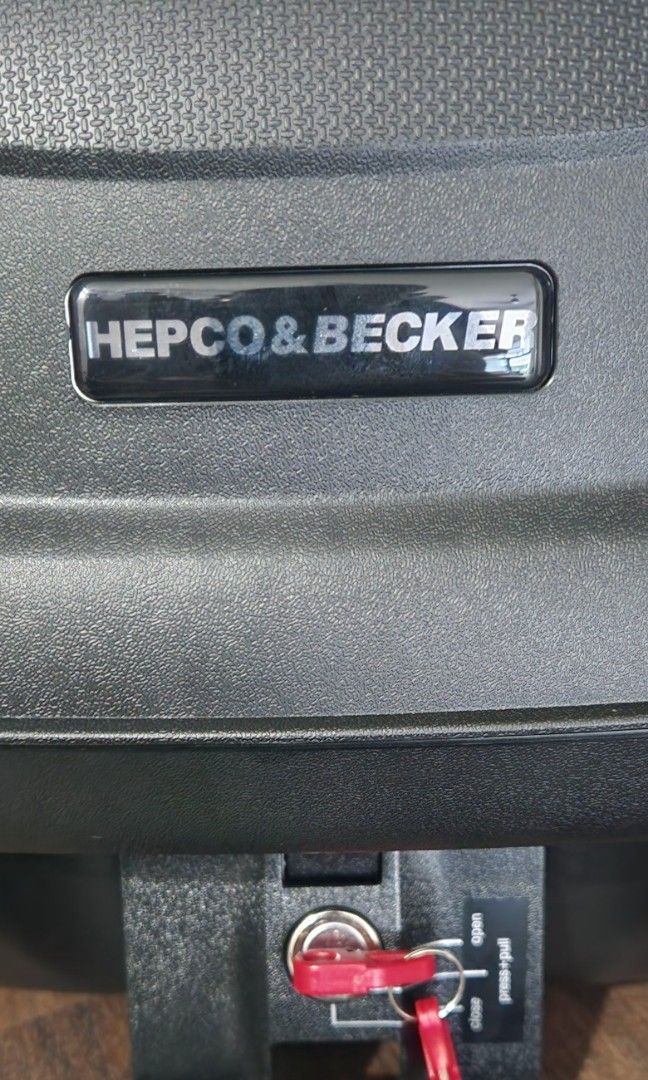 Hepco and Becker topcase, Motorcycles, Motorcycle Accessories on Carousell