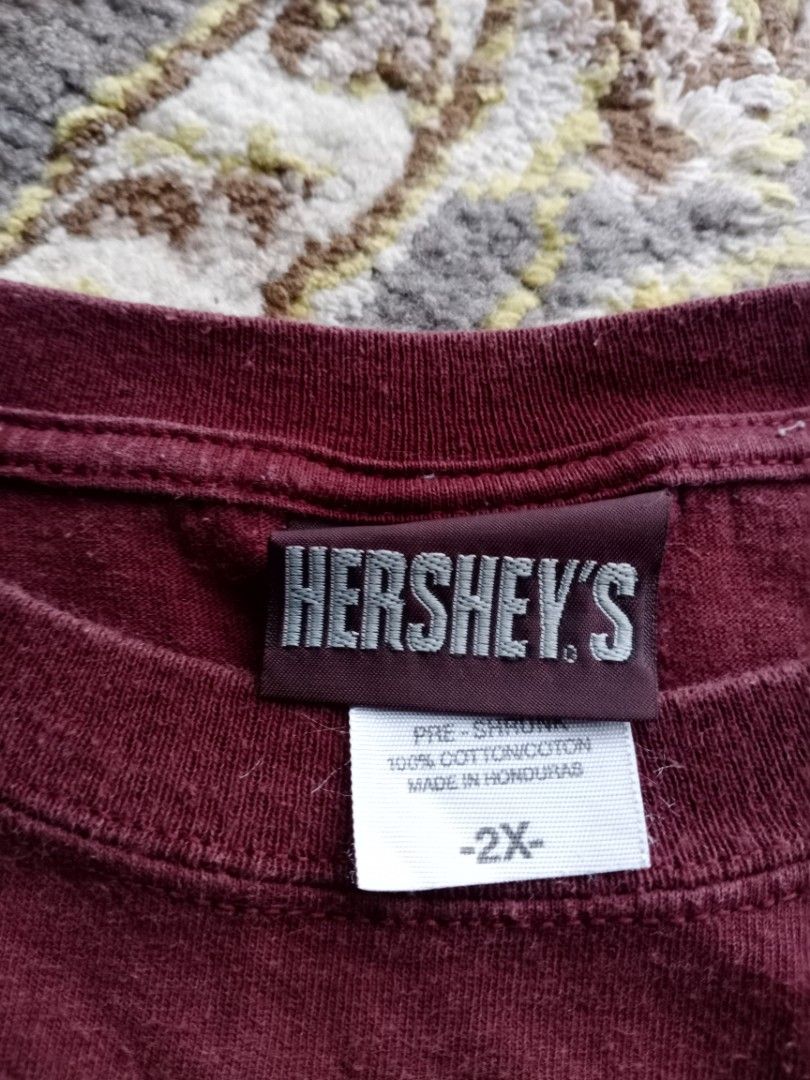 HERSHEY'S BIG SIZE TSHIRT, Men's Fashion, Tops & Sets, Tshirts & Polo Shirts on Carousell