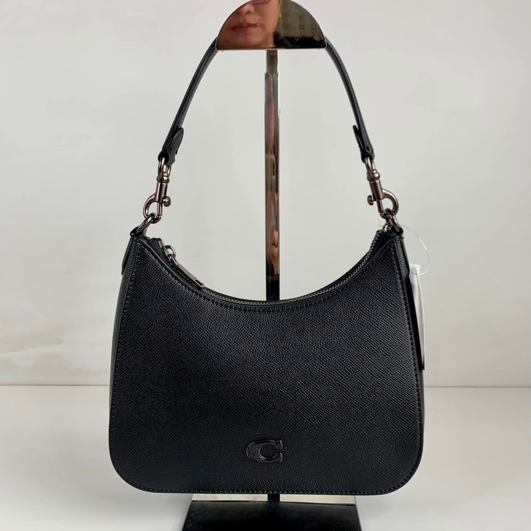 Hobo Crossbody With Signature Canvas Detail, Women's Fashion, Bags ...