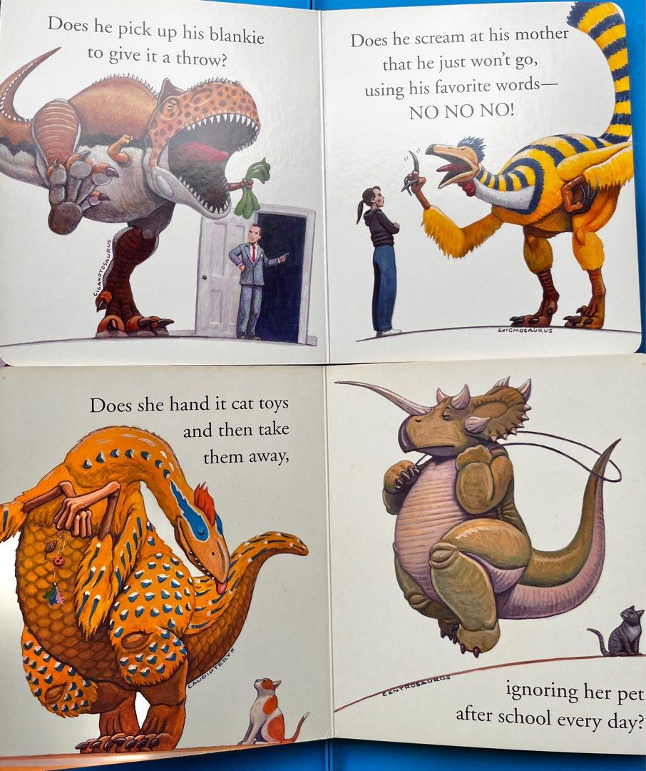 How Do Dinosaurs book bundle of 3 on Carousell