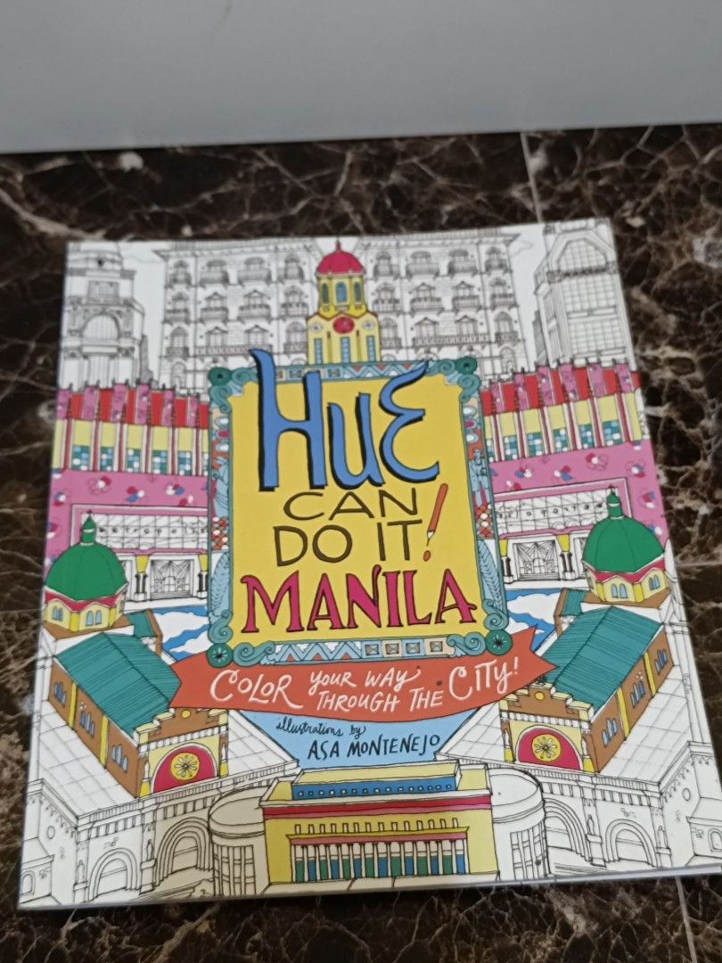 Hue Can do it Manila Coloring Book on Carousell