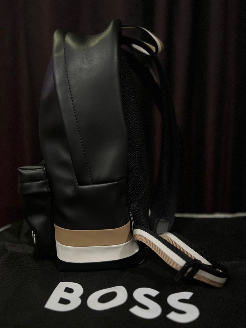 HUGO BOSS LEATHER LAPTOP BAG, Computers & Tech, Parts & Accessories ...