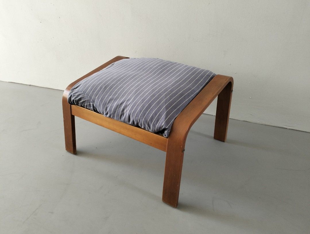 IKEA Poang Foot Stool/Chair, Furniture & Home Living, Furniture, Chairs ...
