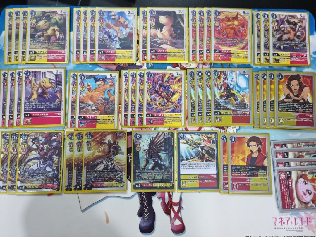 Incomplete Shinegreymon Deck Digimon Card Game, Hobbies & Toys, Toys ...