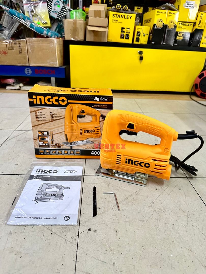 Ingco JS400285P Jigsaw 400W, Commercial & Industrial, Construction ...
