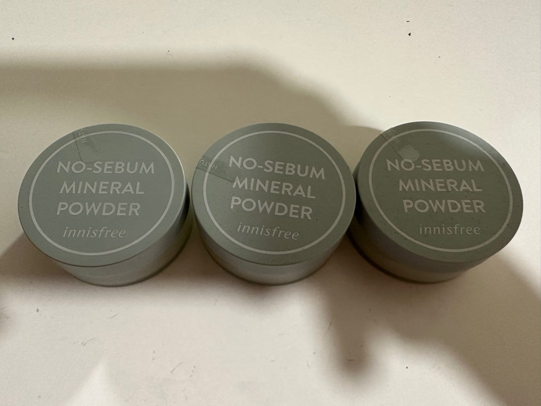 Innisfree no-sebum mineral powder 5g x 3, Beauty & Personal Care, Face ...