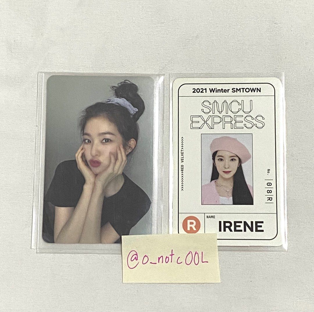 IRENE PHOTOCARD OFFICIAL SMCU ID on Carousell