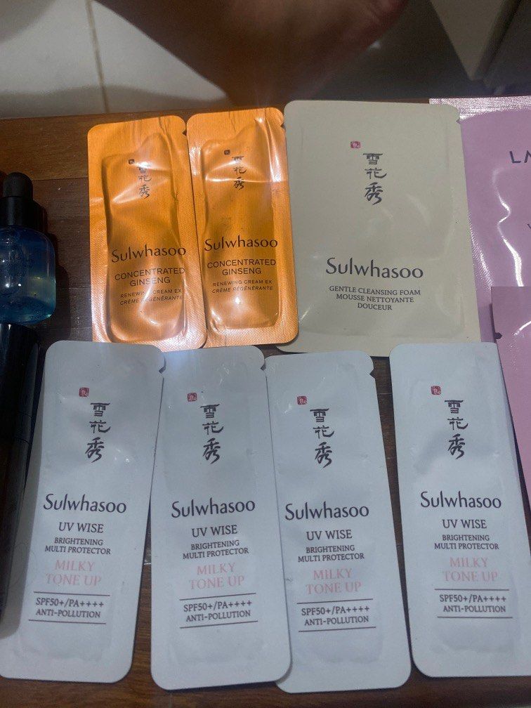 Japan and Korean skin care sample set, Beauty & Personal Care, Face ...