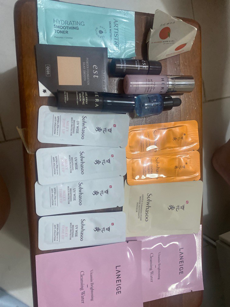 Japan and Korean skin care sample set, Beauty & Personal Care, Face ...