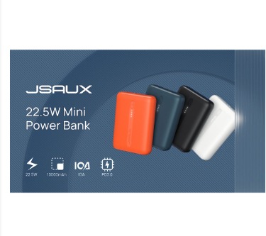 JSAUX Super Mini 22.5W Powerbank 10000mAh QC PD 3.0 Dual Port Portable ...