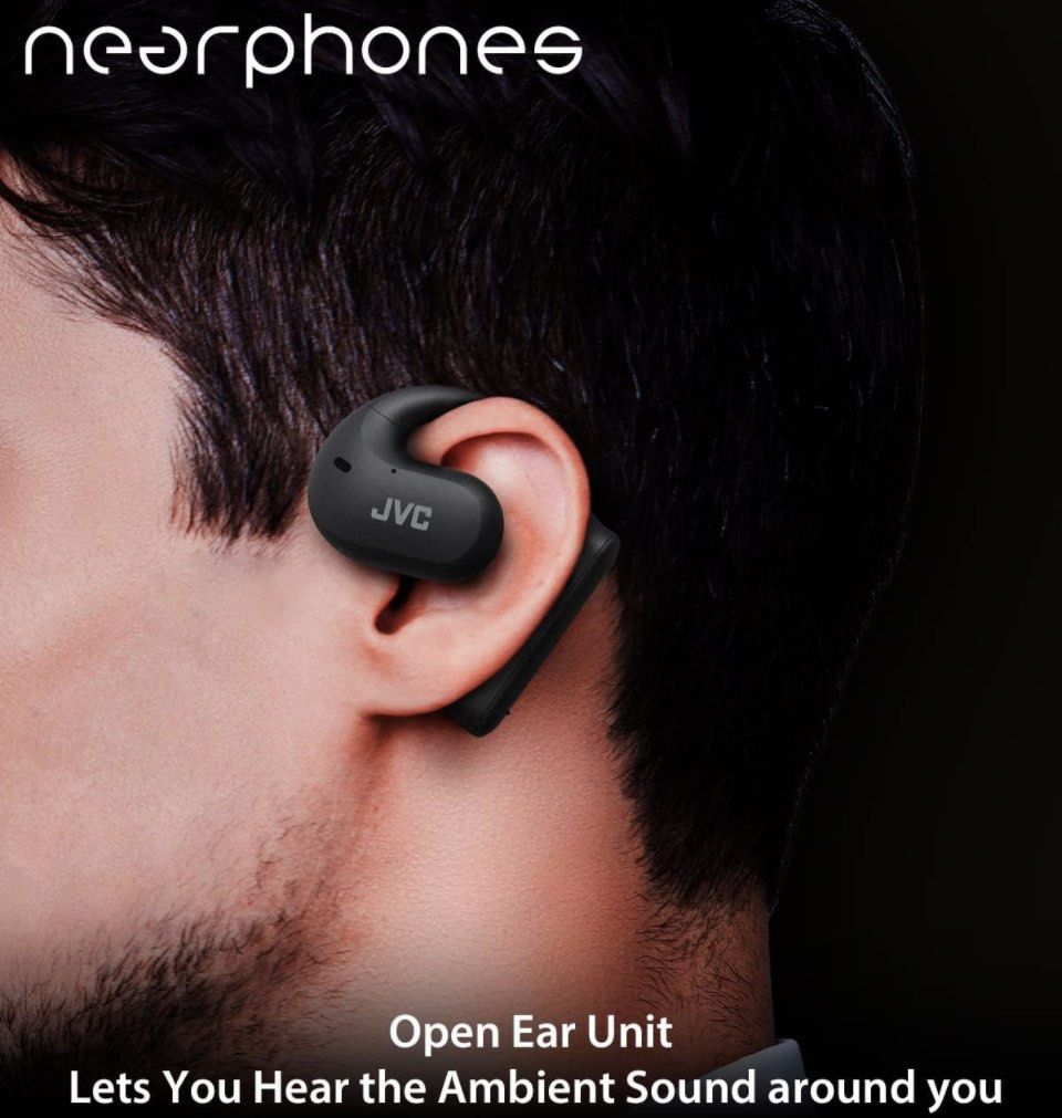 JVC Nearphones Open Ear Wireless Headphone Not Bone Conduction , Audio ...