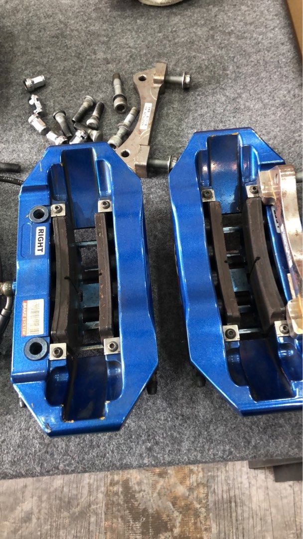 K sport 8 pot brake kits in bmw M power design for F10, Car Accessories ...