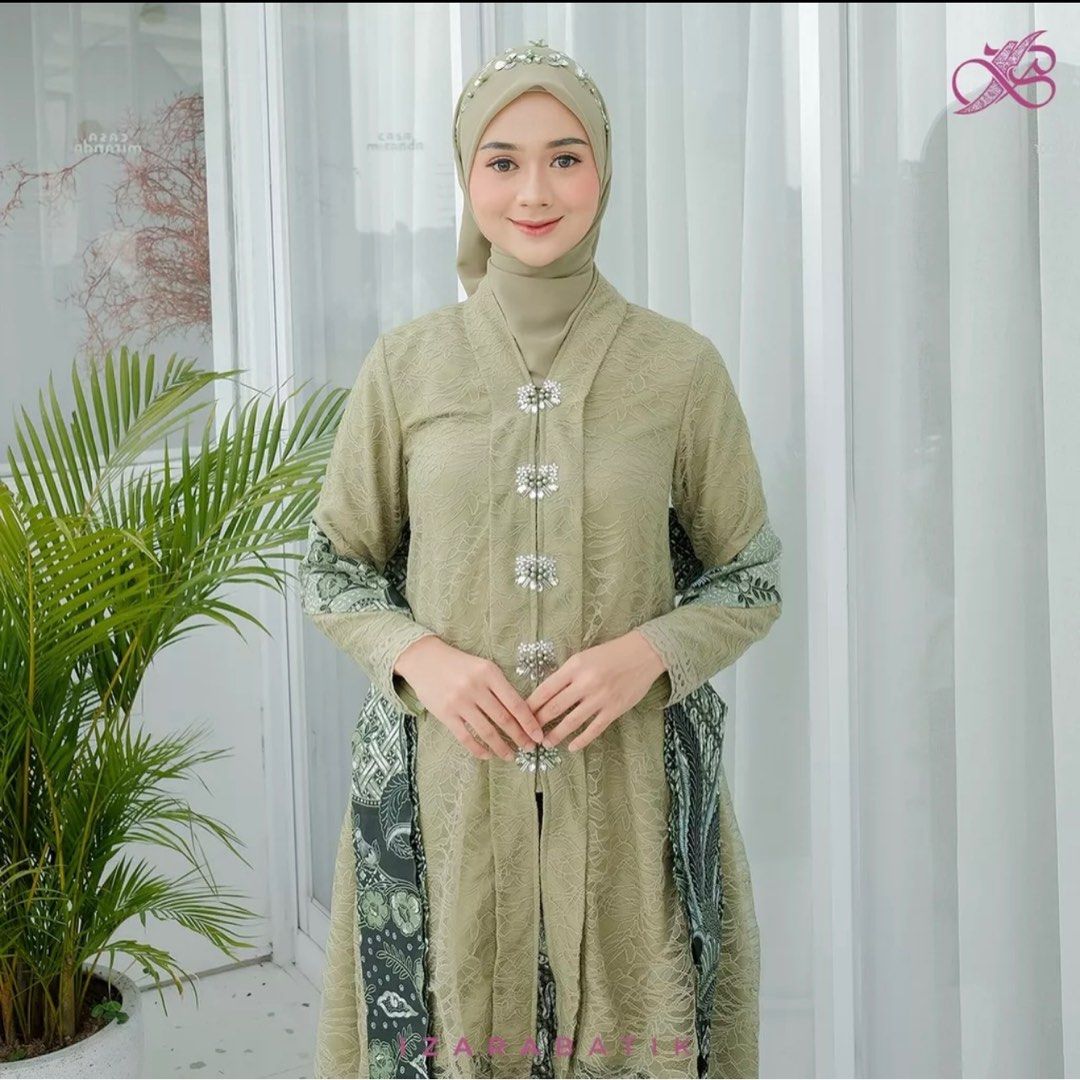 Kabaya Set Muslimah Hijabs, Women's Fashion, Muslimah Fashion, Hijabs on Carousell