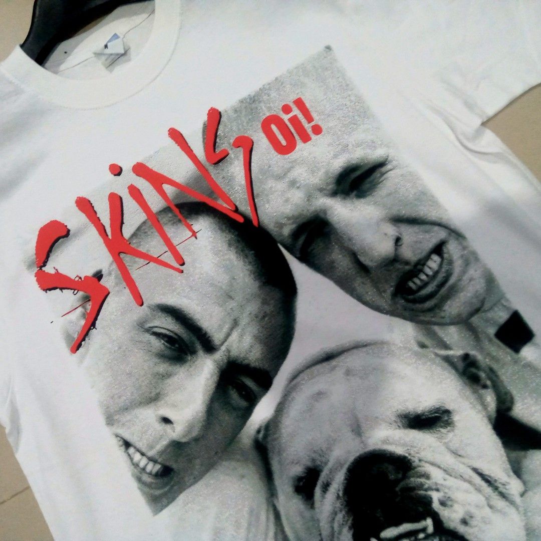 Kaos Band Skins Oi! Skinhead Punk Sub-Culture Unisex Oversize on Carousell