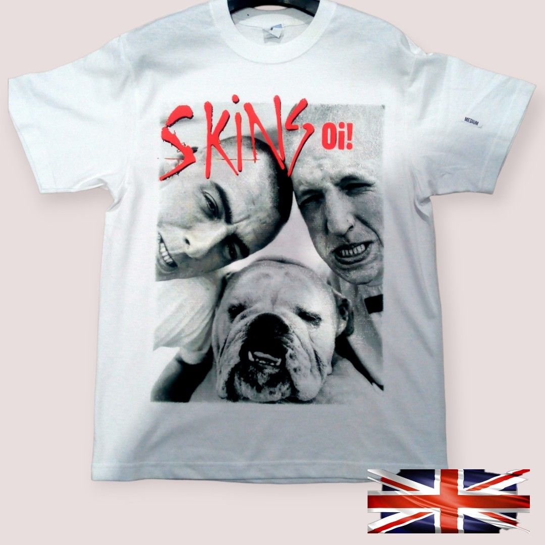 Kaos Band Skins Oi! Skinhead Punk Sub-Culture Unisex Oversize on Carousell