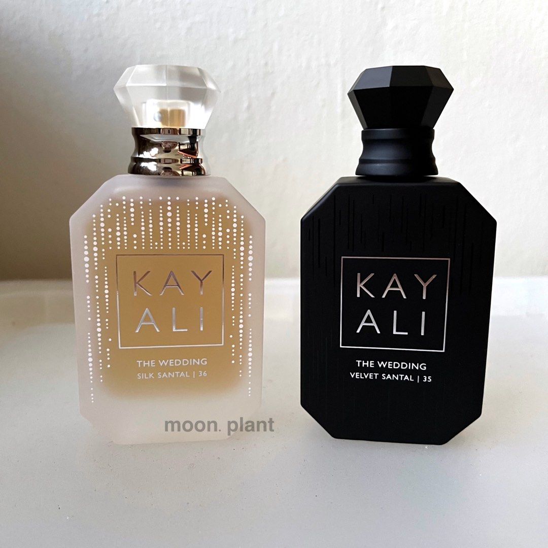 Kayali The Wedding Silk Santal 36 & Velvet Santal 35 Decants, Beauty ...