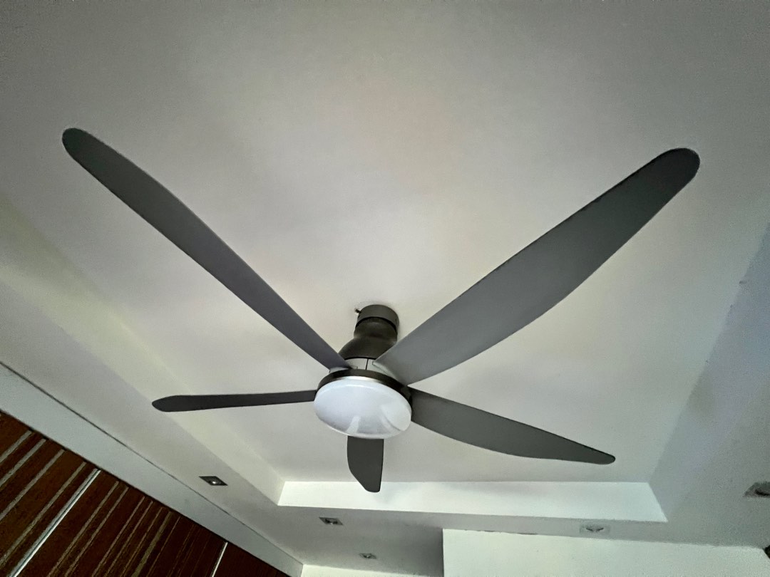 KDK ceiling fan 60” ( Model : K15UW ), Furniture & Home Living ...