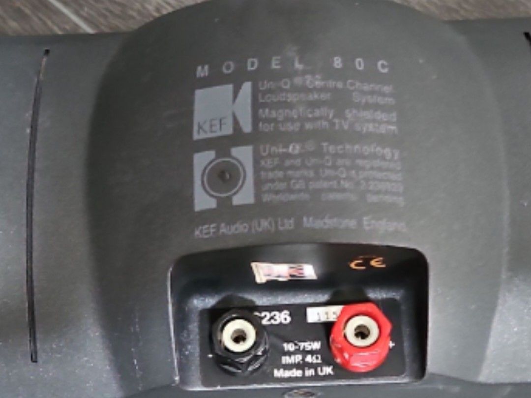 KEF 80C CENTRE SPEAKER, Audio, Soundbars, Speakers & Amplifiers on ...