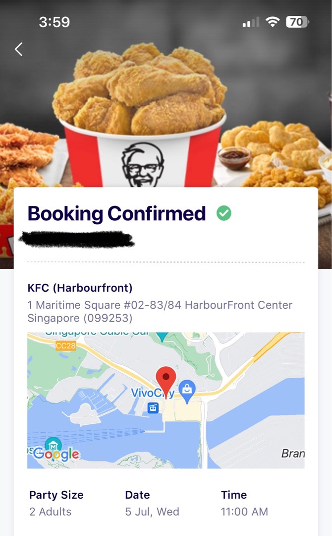 5 July 11am KFC buffet for 2, Tickets & Vouchers, Event Tickets on ...