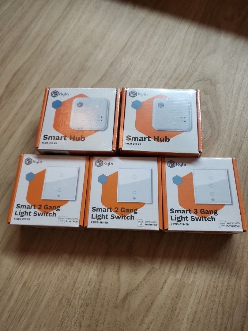 Kyla Aztech Smart Light Switch Home Hub Google Zigbee HDB BTO Condo ...