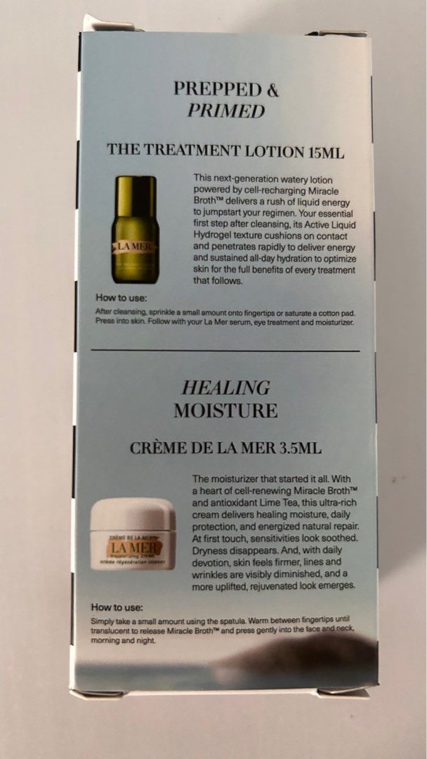 La mer treatment lotion and mosturiser set, Beauty & Personal Care ...