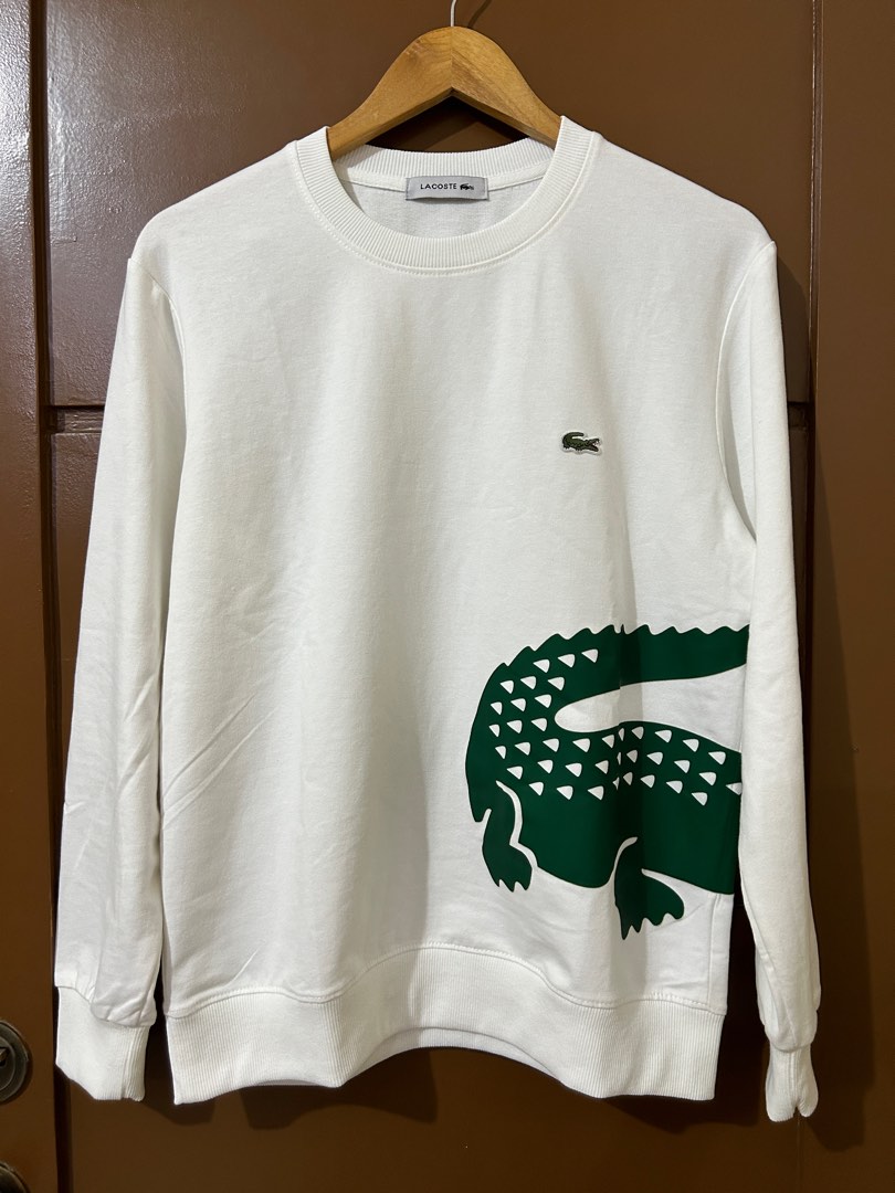 Lacoste Sweatshirt Big Logo, Men's Fashion, Coats, Jackets and ...