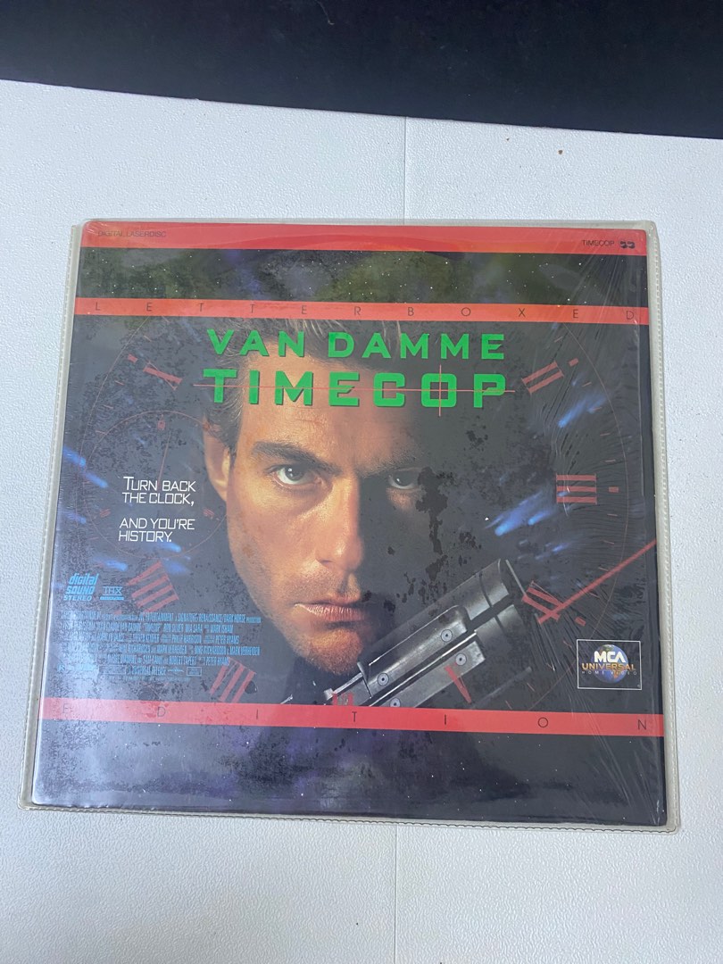 Laserdisc Time Cop Van Damme, Hobbies & Toys, Music & Media, CDs & DVDs ...